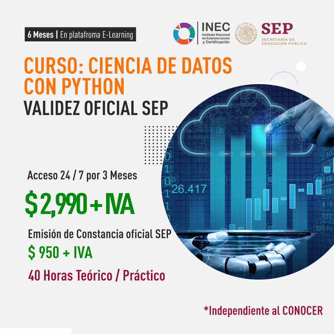 Ciencia de Datos con Python – Incoarmondo